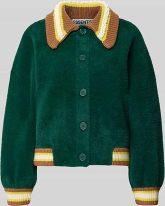 Essentiel Strickjacke mit Kontrastkragen Modell KAMORE