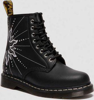 Dr. Martens 1460 Solar Flare Reclaimed Leder Stiefel in Schwarz, Größe: 36