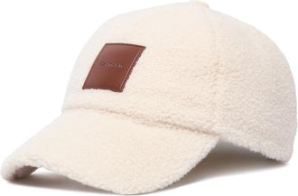 Calvin Klein Cap Calvin Klein All-Over Sherpa W/ Patch Cap LV04F5096G Creme
