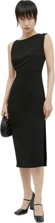 St.Agni Femme, Robes, Noir, Taille: 42 FR Arc Cut-Out Dress