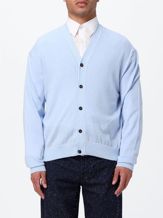 Jacquemus Cardigan aus Merinowolle mit V-Ausschnitt und &uuml;berschnittenen Schultern