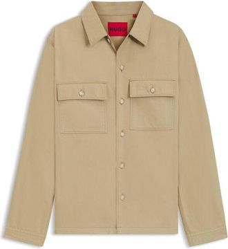 HUGO BOSS Herren Hemd EPOLDO Oversized Fit