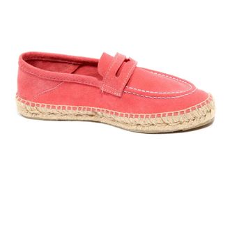 Maneb&igrave; Wildleder Espadrilles Loafer Schuh - - Shoes - Damen - Rosa - 36 EU