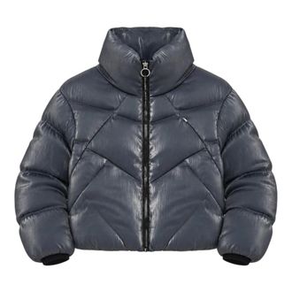 KRAKATAU Nebula Kurze Pufferjacke - - Jackets - Damen - Blau - M