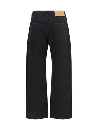 Haikure Womens Winny Soft Ecru Black Cotton Jean