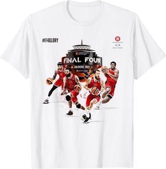 EuroLeague Final Four 2021 - AX Armani Exchange Milan T-Shirt