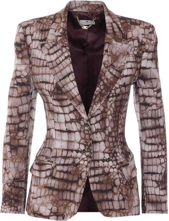 Elisabetta Franchi Veste Casual - Marron