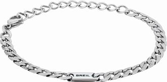 Breil Juwel Sammlung GROOVY, ARMB&Auml;NDER aus HERREN in STAHL Farbe SILVER messen 22 - TJ1979