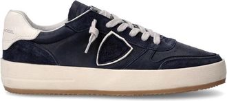 Philippe Model Homme, Chaussures, Bleu, Taille: 44 EU Nice Tennis Baskets