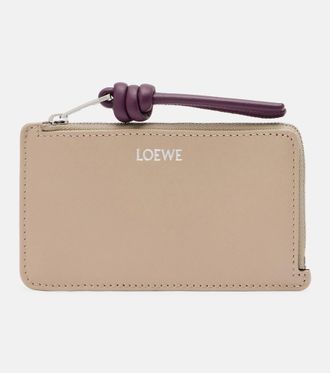 Loewe Porte-cartes Knot en cuir