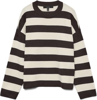 Vero Moda Vmsilje Ls O-Neck Boxy Pullover Noos