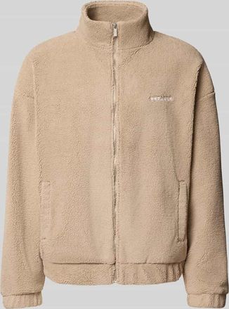 Pegador Regular Fit Fleecejacke mit Label-Stitching