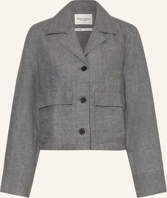 Marc O'Polo Marc Opolo Leinenblazer grau