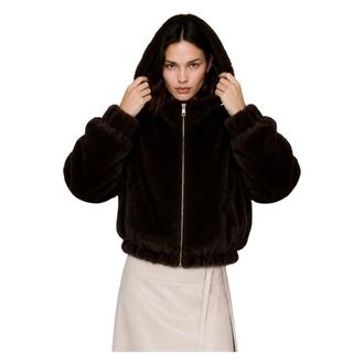 Kocca Kunstpelzjacke - - Jackets - Damen - Braun - XS