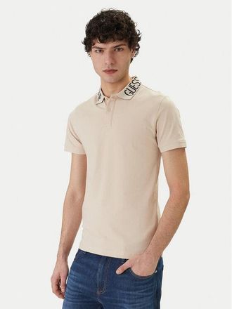 Guess Poloshirt M6GP66 K3070 Beige Slim Fit