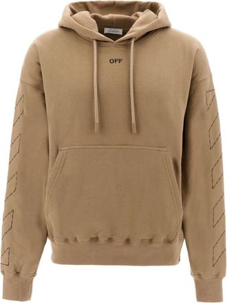 Off-white Herren, Sweatshirts & Hoodies, Beige, XLGr&ouml;&szlig;e