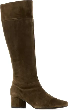 Carel Womens Brown Suede Malaga Boots Khakisuede Stivali