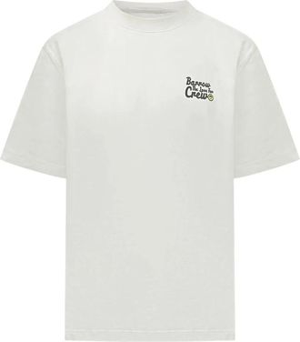 Barrow Barrow, Homme, Tops, Blanc, Taille: L T-shirt graphique Teddy couleur noix de coco