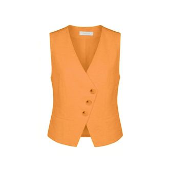 Am&eacute;lie & Am&eacute;lie Femme, Vestes, Orange, Taille: 46 FR Selena Gilet