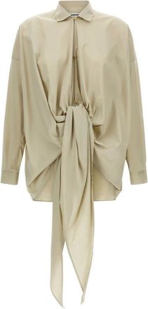 Darkpark Darkpark, Femme, Blouses et Chemises, Beige, Taille: 40 FR Romy Shirt
