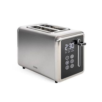 Livoo Grille-pains 2 Fentes 850w Gris M&eacute;talis&eacute; - DOD205