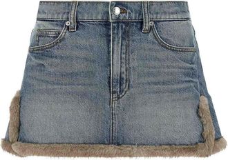 Alexander Wang Mini Jupe - Bleu