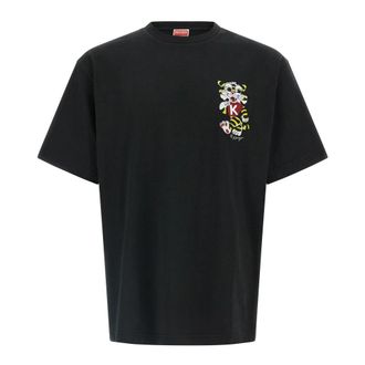 Kenzo Wild Tiger Oversized T-shirt - - Tops - Herren - Schwarzk - S