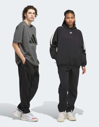 adidas adidas Performance - Pantalon de jogging de basketball unisexe en polaire - Noir