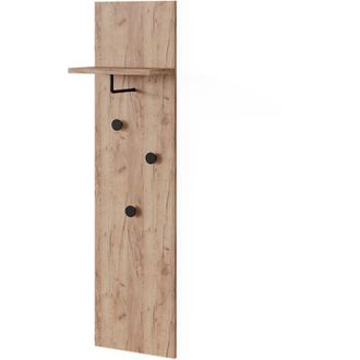 Vicco Portemanteau mural Siri, Chêne de force doré, 36x135cm