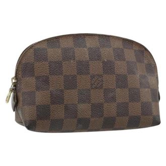 Louis Vuitton Pre-owned Damier Ebene Canvas Pouch - - Pre-owned - Damen - Braun - ONE SIZE