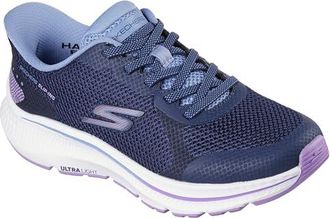 Skechers Baskets Go Run Consistent 2.0 Captiva pour Femme, Bleu Marine/Bordure Lavande, Pointure 39