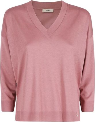 Herno Femme, Pulls, Rose, Taille: 38 FR Maglia