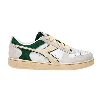 Diadora Magic Basket Low Wildleder-Sneakers - - Shoes - Herren - Wei&szlig; - 45 EU