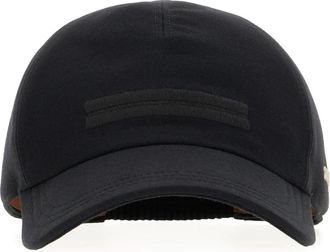 Ermenegildo Zegna Homme, Accessoires, Noir, Taille: M Logo Patch Cap