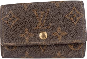 Louis Vuitton Portemonnaie - Louis Vuitton Canvas Monogram Keyholder - Gr. unisize - in Braun - f&uuml;r Damen