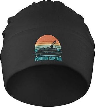 Generic Homme Femme Bonnet &Agrave; Revers Pon Toon Cap Tain Pon Toon Boat Pon Toon Party Bonnets De Ski Doux Hiver Chapeaux Chaud Bonnet dhiver pour Ski Quotidien C