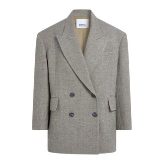 Erika Cavallini Semi Couture Veste Cloe - Femme - Vestes - Gris - Taille: 40 FR