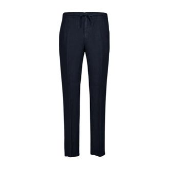 120% Lino Homme, Pantalons, Bleu, Taille: 3XL Pantalon droit en lin