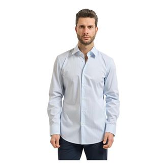 HUGO BOSS Homme, Chemises, Bleu, Taille: 2XL Chemise Hank Coupe Ajust&eacute;e