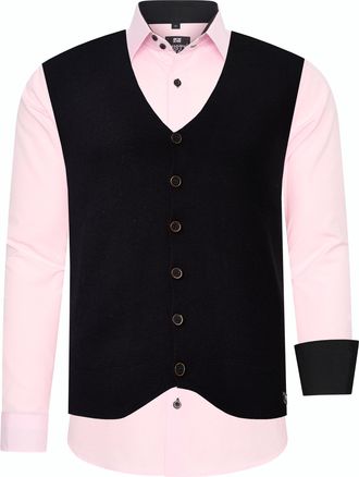 Rusty Neal Hemd mit Weste 2-teilig