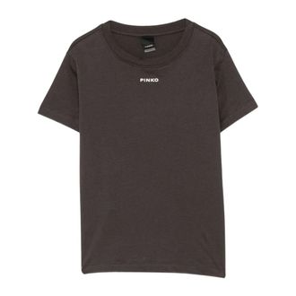 Pinko Pinko - T-shirt Basico - Femme - Tops - Brun - Taille: 44 FR