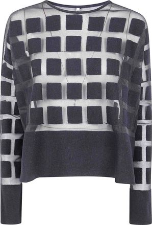 Liviana Conti Pull Col Rond - Noir
