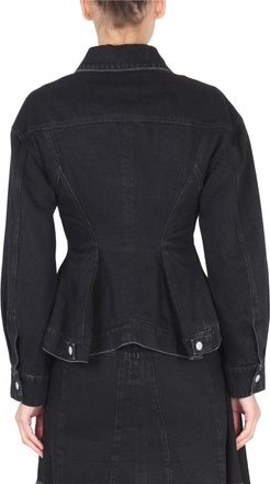 Alexander McQueen Cotton Denim Jacket - Black