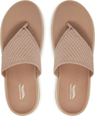 Skechers Zehentrenner Skechers Go Walk Arch Fit 2.0 Sandal-Carrie 140861/TPE Beige