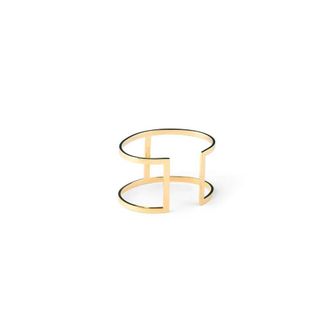 Elisabetta Franchi Paar Metallarmb&auml;nder - - Accessories - Damen - Gelb - ONE SIZE