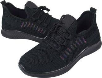 BESTONZON Chaussures de Sport en Maille Respirante pour Femmes Semelle Légère Antidérapante Taille 39 Chaussures de Course et Marche Extérieure Adaptées aux Act
