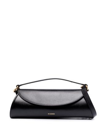 Jil Sander petit sac port&eacute; &eacute;paule Cannolo - Noir