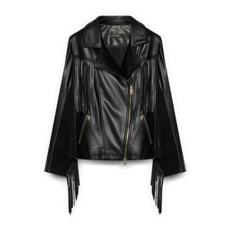 Fiorella Rubino Damen, Jacken, Schwarzk, XLGr&ouml;&szlig;e