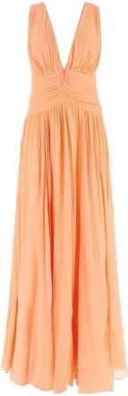 Guess Robe longue pliss&eacute;e d&eacute;collet&eacute; V