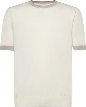 Eleventy Homme, Tops, Beige, Taille: M T-Shirt